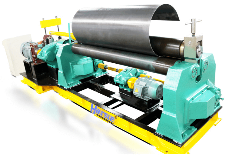 How to roll a cone with a rolling machine - HARSLE